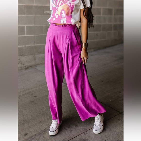 Pants & Jumpsuits | Magenta Pants | Poshmark